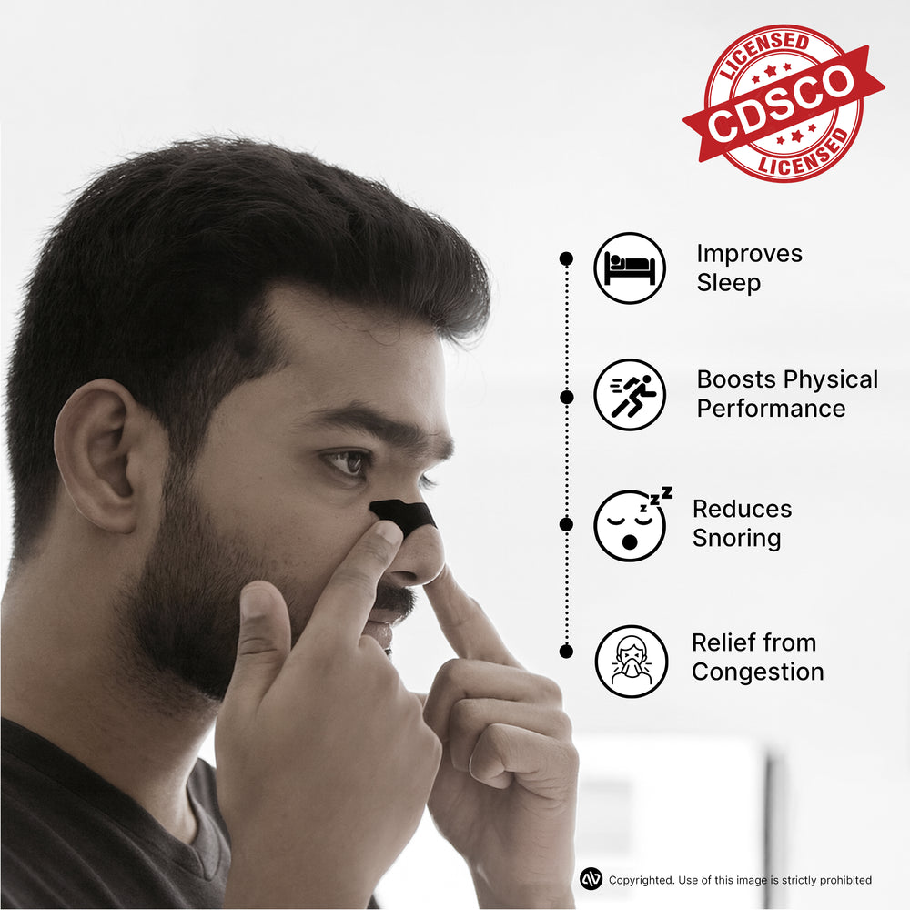 Nasal Strips for Better Breathing & Snoring Relief - Atovio