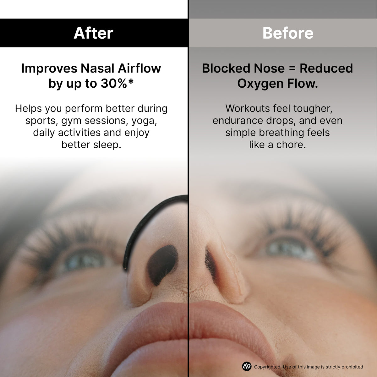 Nasal Strips for Better Breathing & Snoring Relief - Atovio